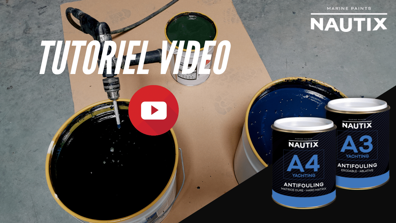 Bien homogénéiser avant l'application de l'antifouling - Nautix Marine Paints