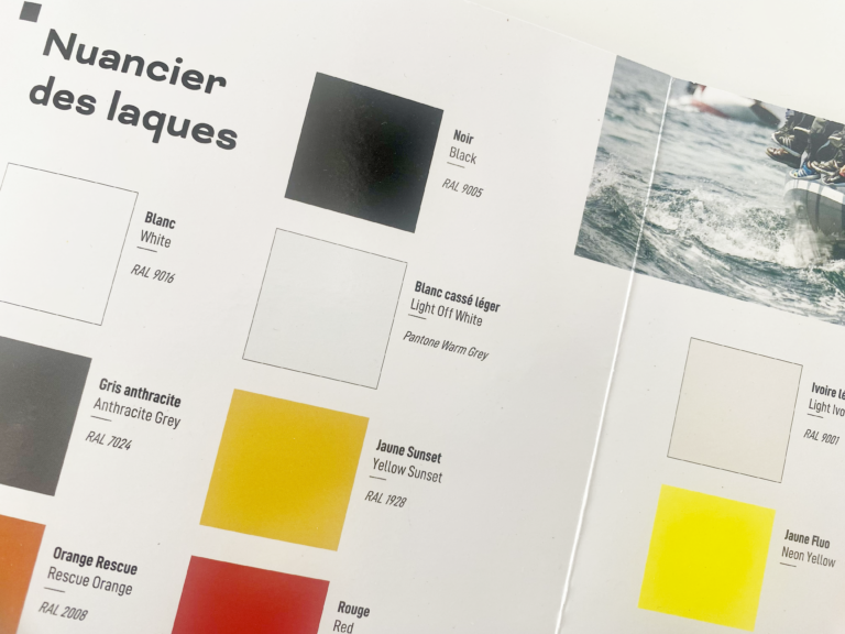 Nuancier des laques Nautix - Nautix Marine Paints